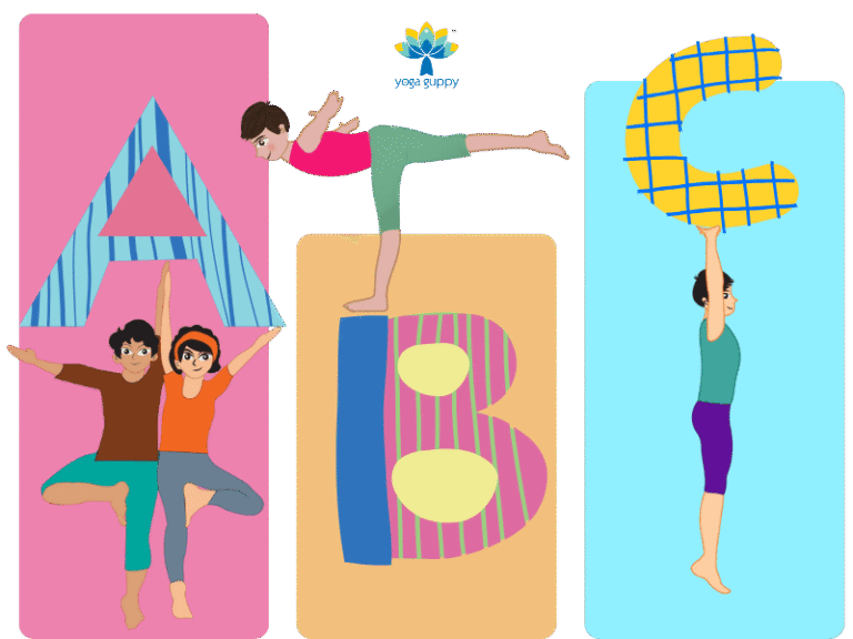 The Abcs Of Yoga Learning Letters Through Fun Yoga Guppy